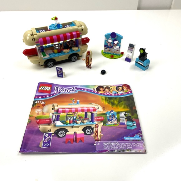 Lego | Toys | Lego Friends 4129 Amusement Park Hot Dog Van Building Kit ...